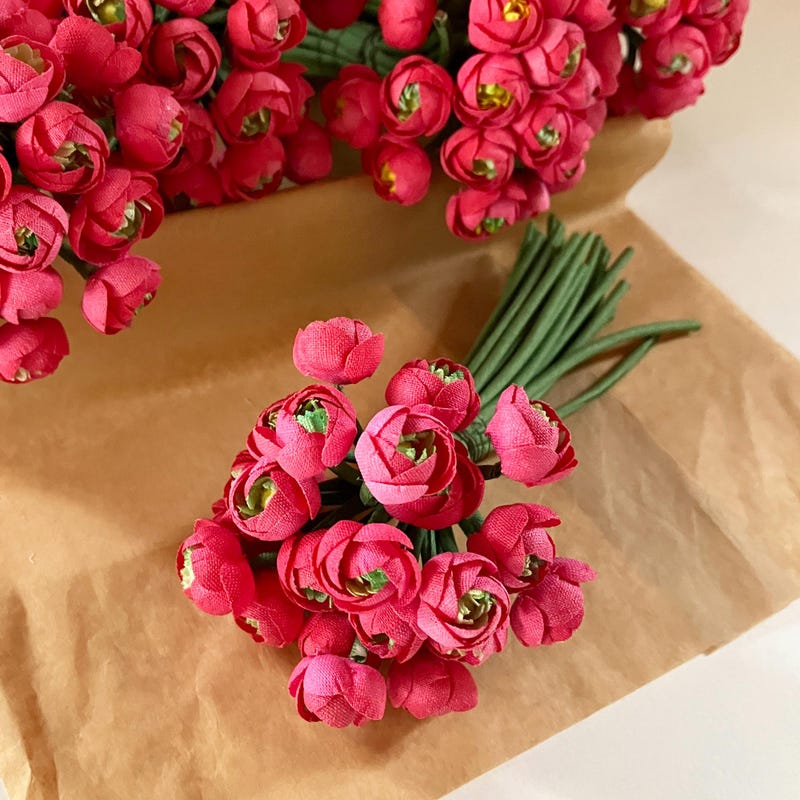 Millinery Rose Bud - Etsy