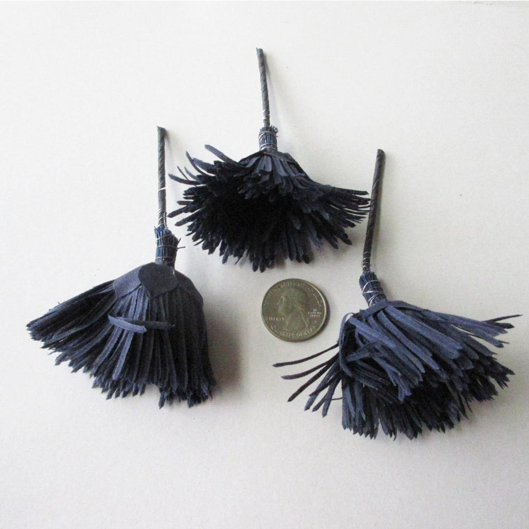 3 Vintage East Germany Jumbo Gerbera Daisy Daisies Millinery Navy Blue ...
