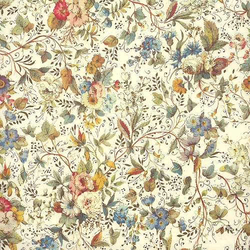 2 Sheets Blue Florentine Vines Italian Paper Carta Varese - Etsy