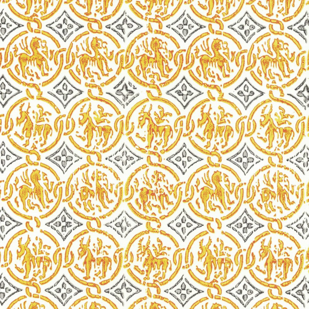 2 Sheets Italian Yellow Medieval Print Paper ~ Rossi Italy IPR324 X2 - Etsy