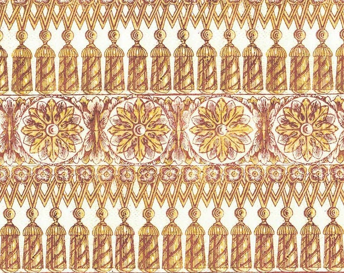 2 Sheets Renaissance Florentine Print Italian Paper ~ Tassotti Italy ...