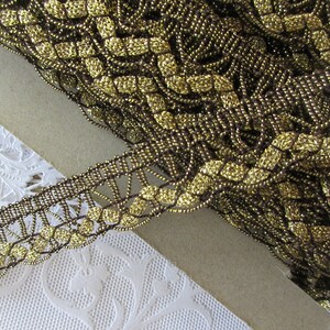 Italy 3 Yards Vintage Antique Gold Metallic Sewing 7/8" Trim NT-13 - Etsy
