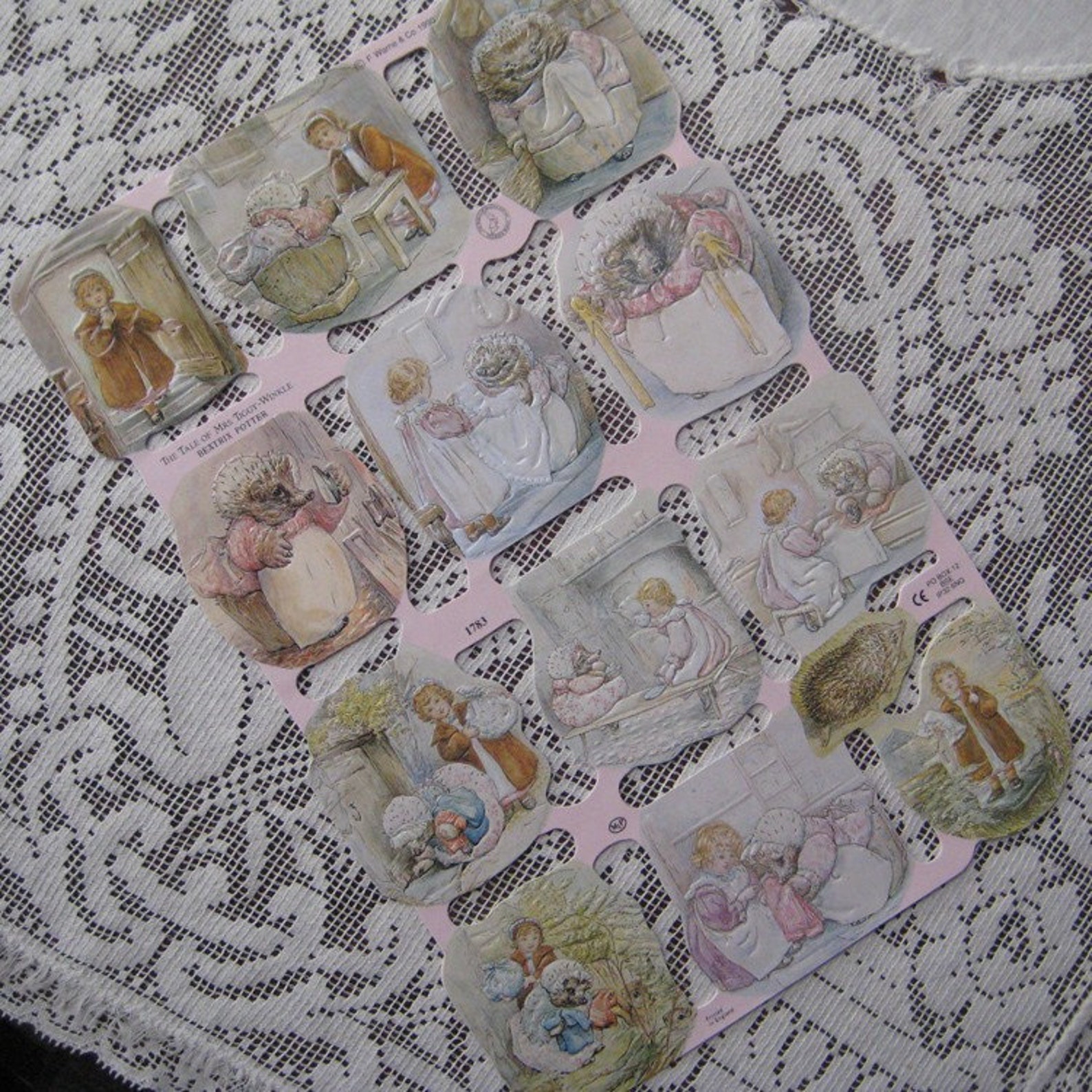 Vintage England Paper Scraps Beatrix Potter Lithographed Die - Etsy