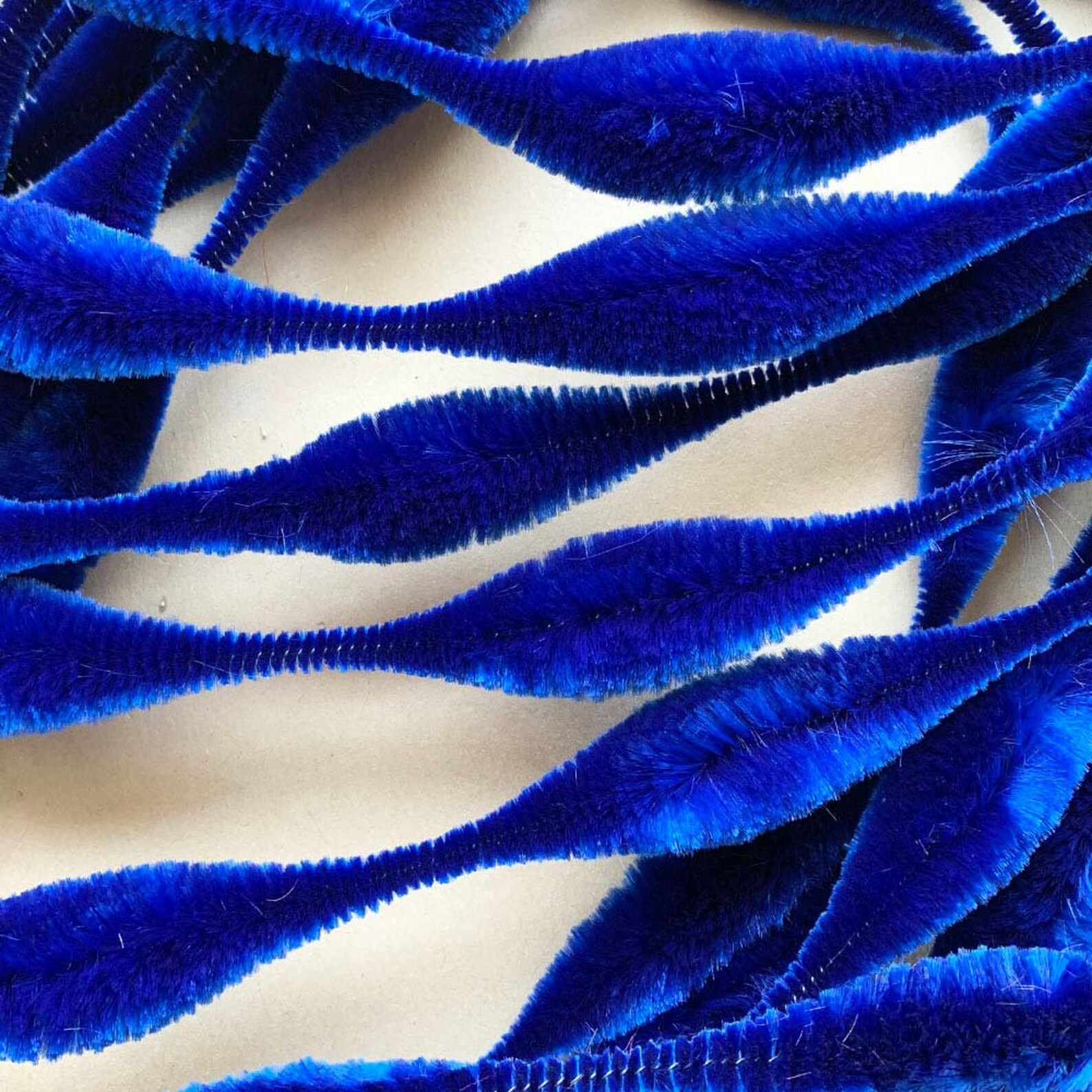 2 Yards Jumbo 5 Bump Chenille Bumps in Cobalt Blue - Etsy