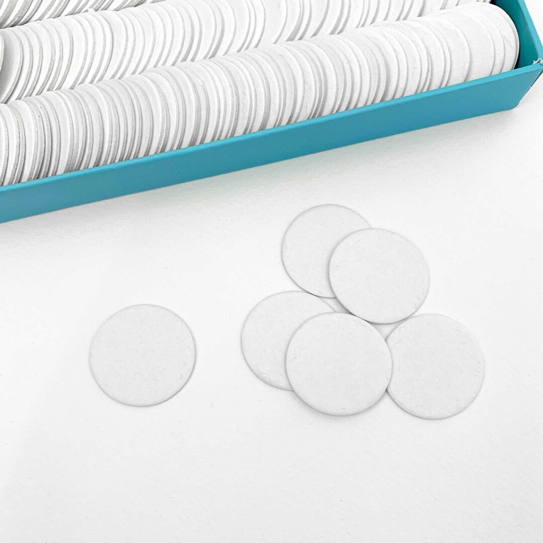 10 Czech White Paperboard Round Bases for Crafting 32mm (1-1/4") BASE ...