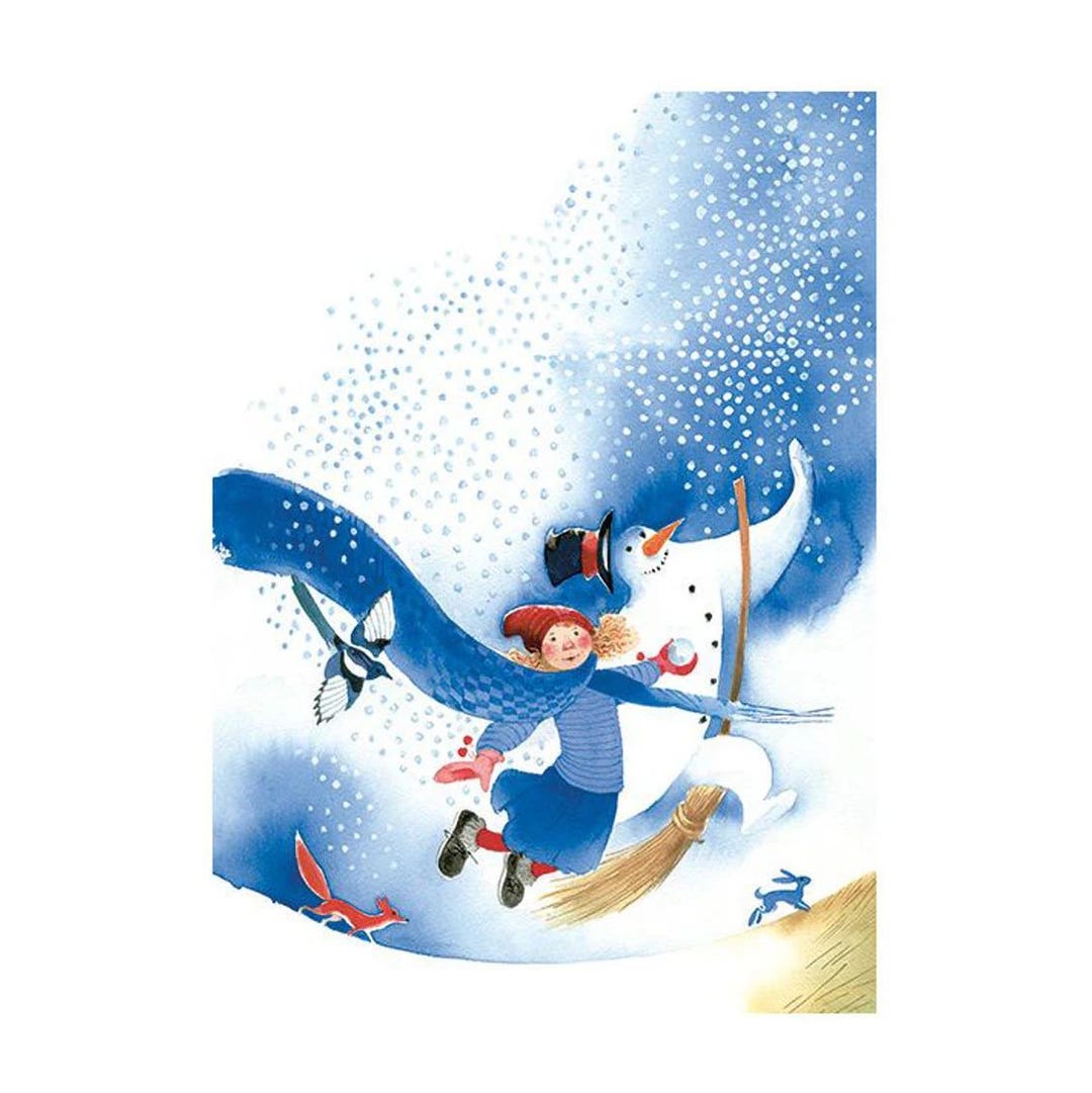 5 Sweden Swedish Postcards Tales of Winter Five Matching Cards 16555 - Etsy