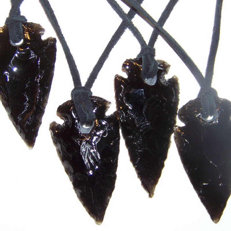 Obsidian Arrowheads - Etsy