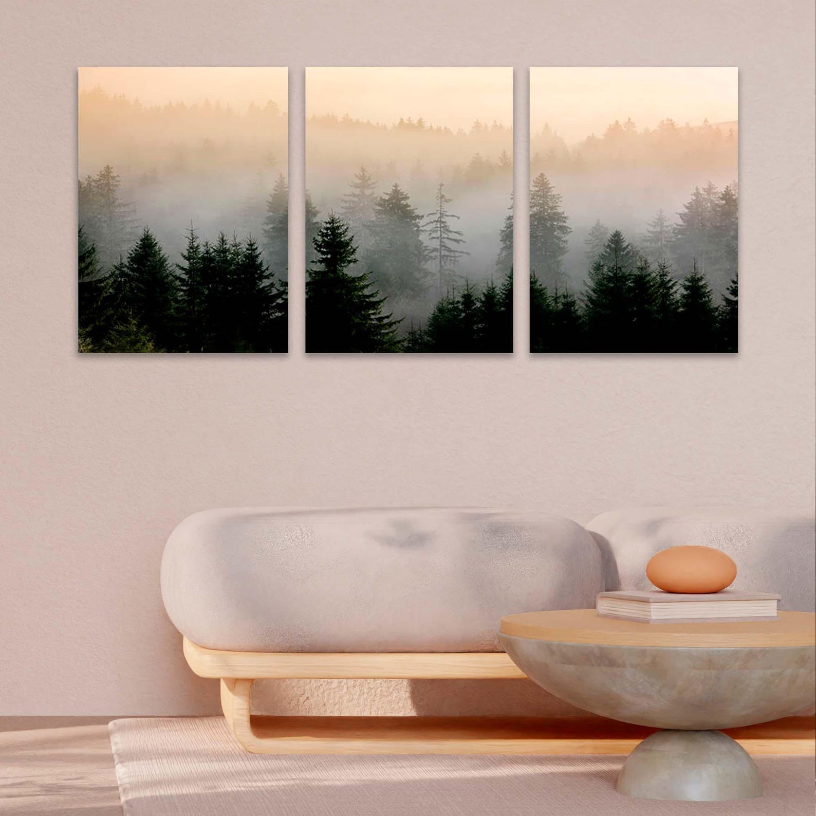 Dark Forest 3 Piece Wall Art Set Posters, Dark Forest Poster, Nature ...
