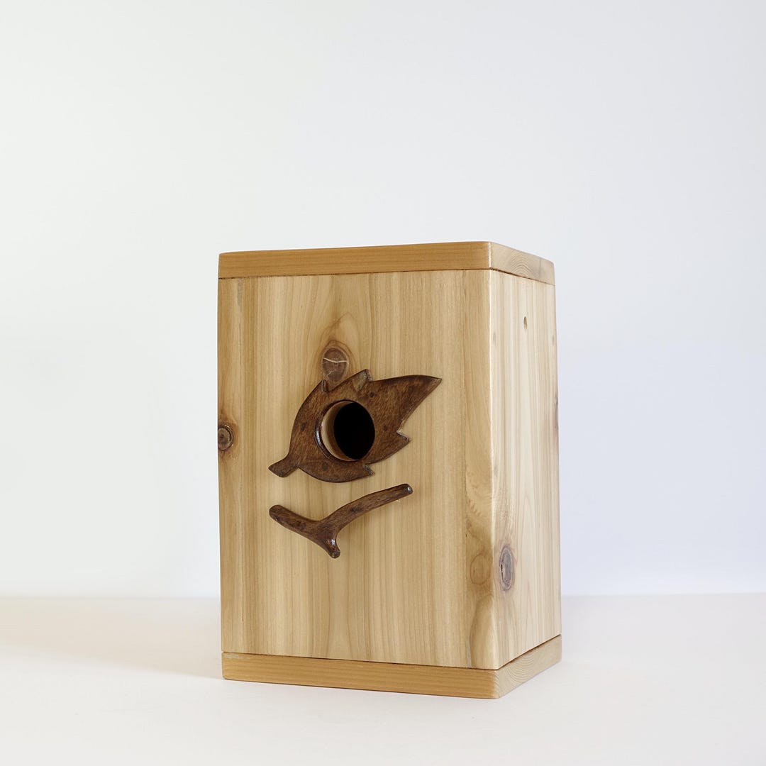 Birdhouse, Cedar, Nest Box, Handmade, Rustic, Wooden, Artisan - Etsy