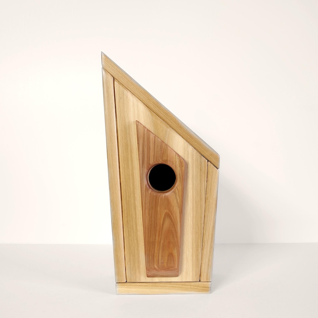 Modern Birdhouse, Contemporary Birdhouse, Cedar, Unique Birdhouse ...