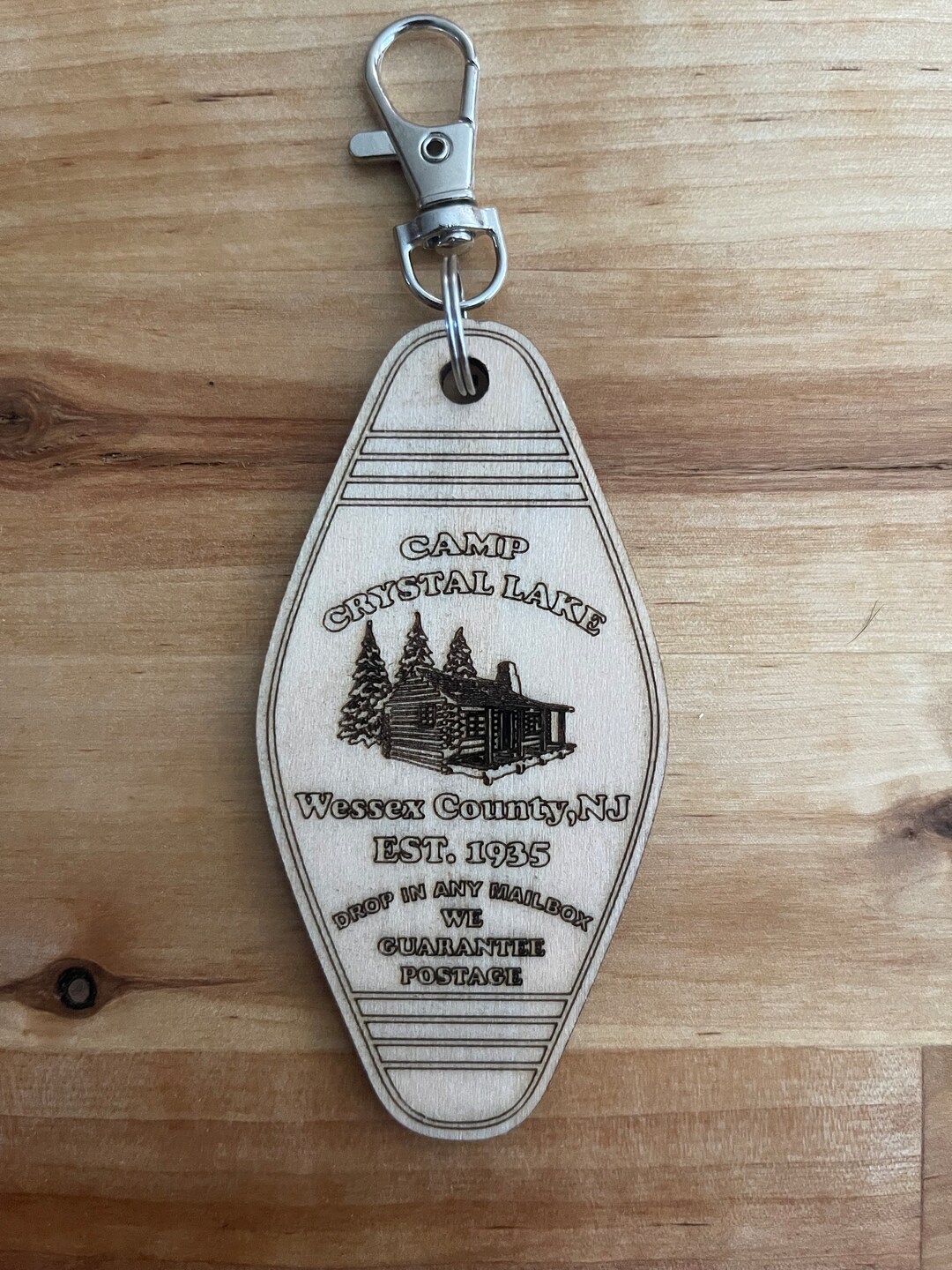 Camp Crystal Lake Keychain - Etsy