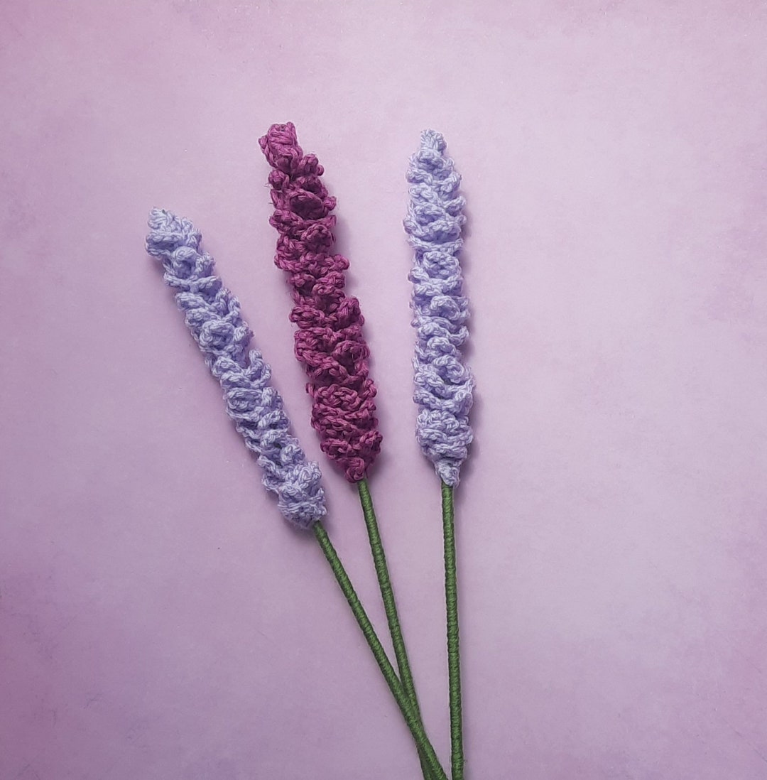 Crochet Lavender Sprig Pattern - Etsy
