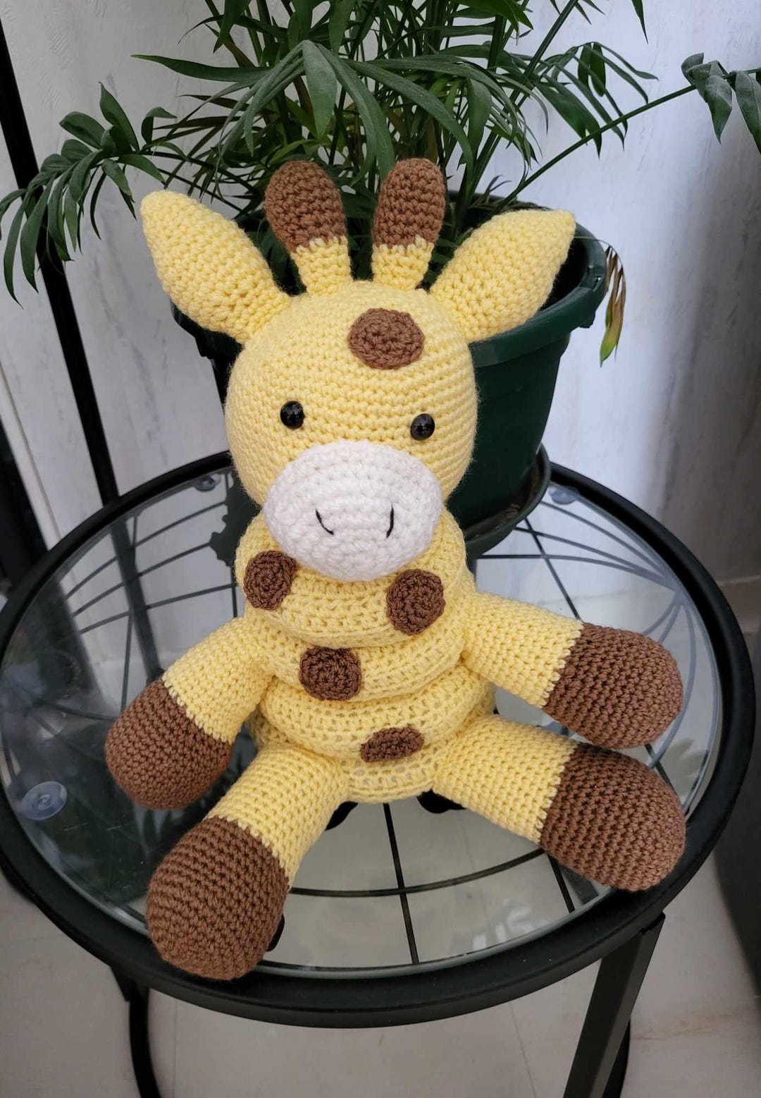 GIRAFFE to Stack on Crochet Cone PDF File - Etsy