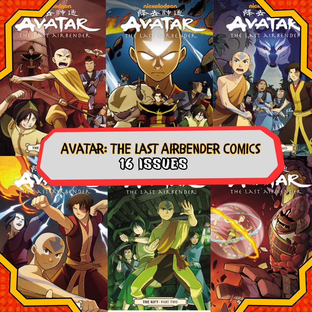 Retro Collection of Digital Downloadable Comics - 'avatar: the Last ...