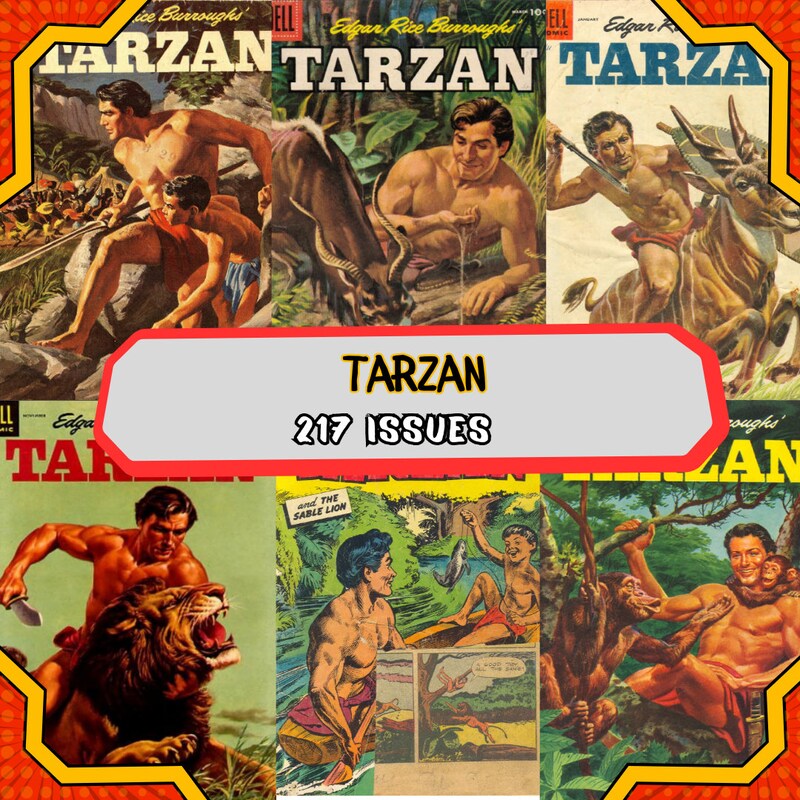 Tarzan Comic Tarzan - Etsy