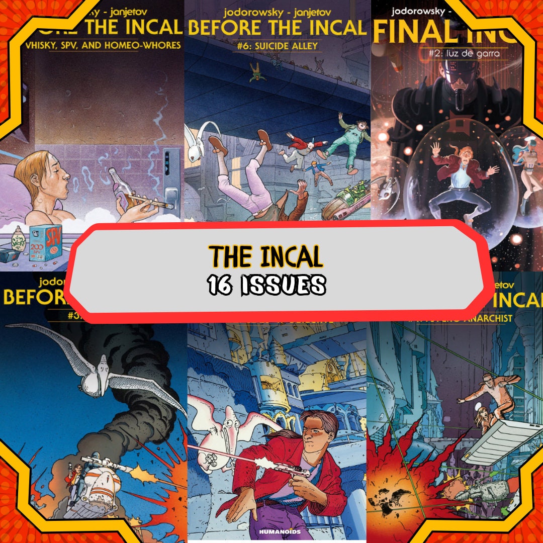 Collection of Digital Downloadable Comics - 'the Incal'. 1988-2014/16 ...