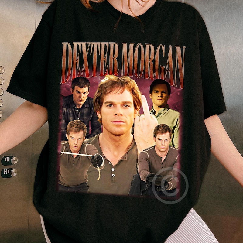 Dexter Middle Finger Shirt - Etsy