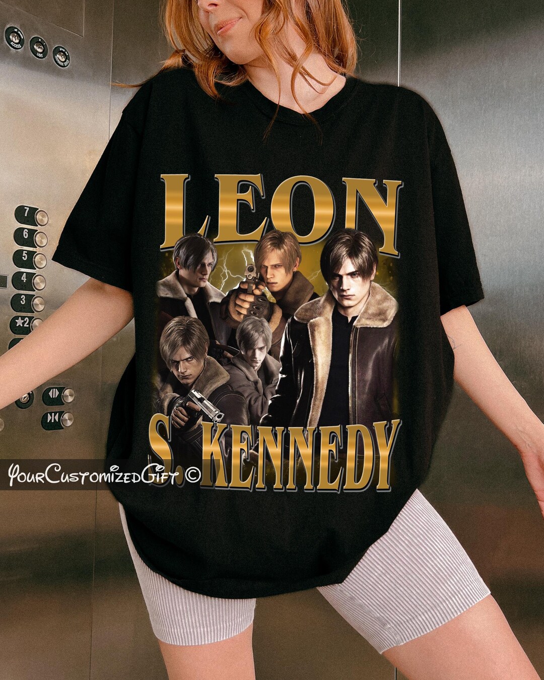 Leon Scott Kennedy Limited Vintage Unisex T-shirt, Leon Kennedy Evil T ...