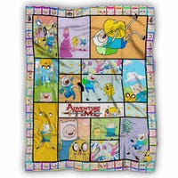 Adventure Time Blanket, Adventure Time Decor, Adventure Time Home Decor ...