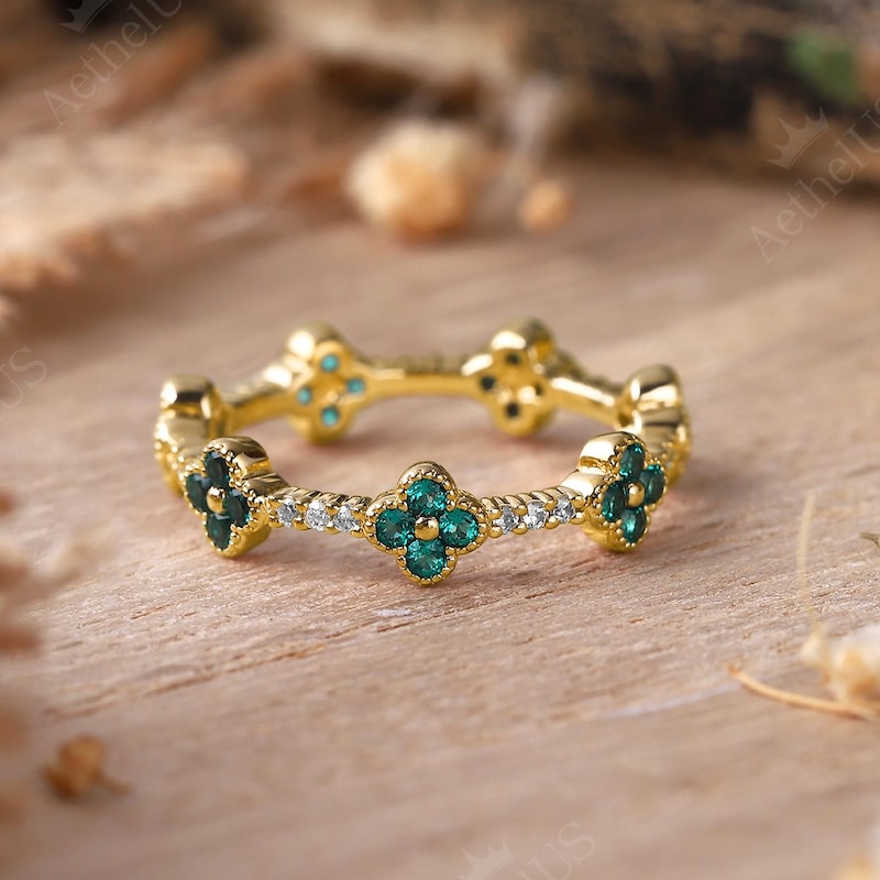Pinky Ring Clover Size 3 - Etsy