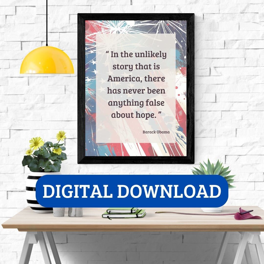 Celebrate Independence Day With Patriotic Digital Wall Art 4th of July ...