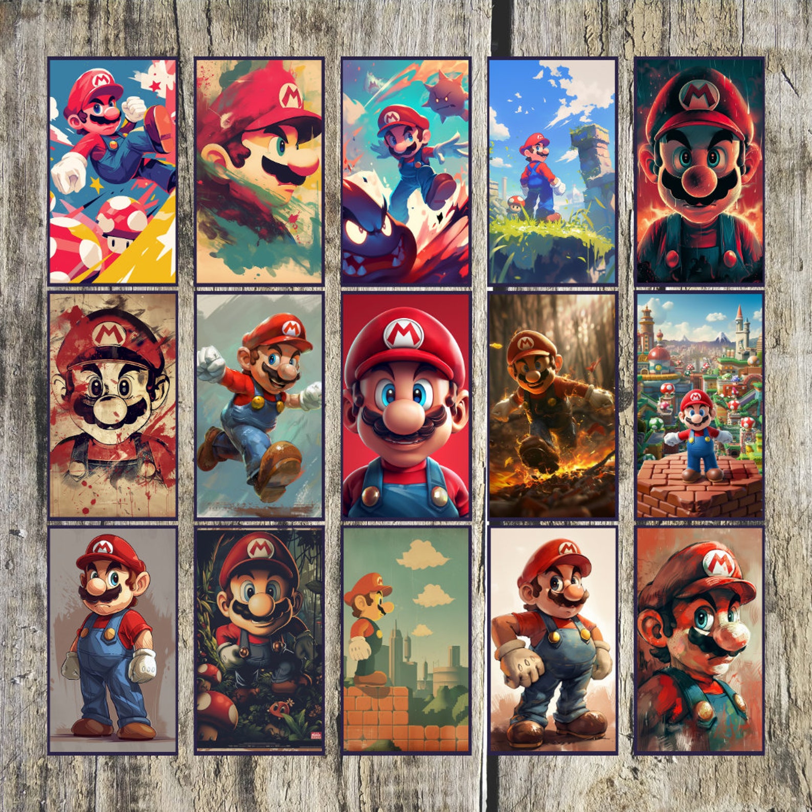 Mario Poster Pack Digital Download 90 High Resolution Printable Art ...