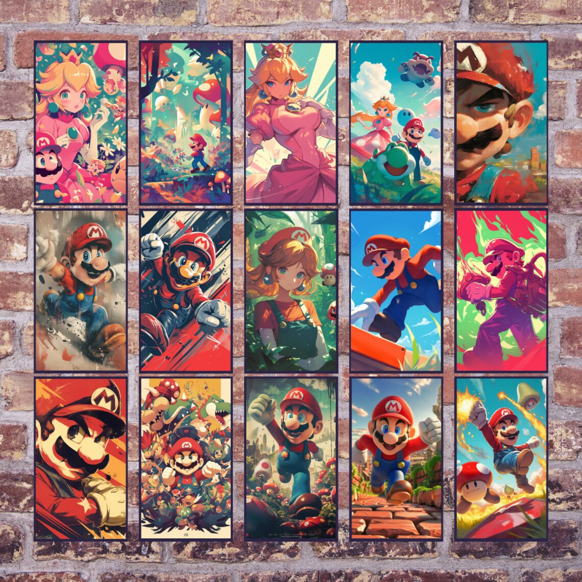 Mario Poster Pack Digital Download 90 High Resolution Printable Art ...