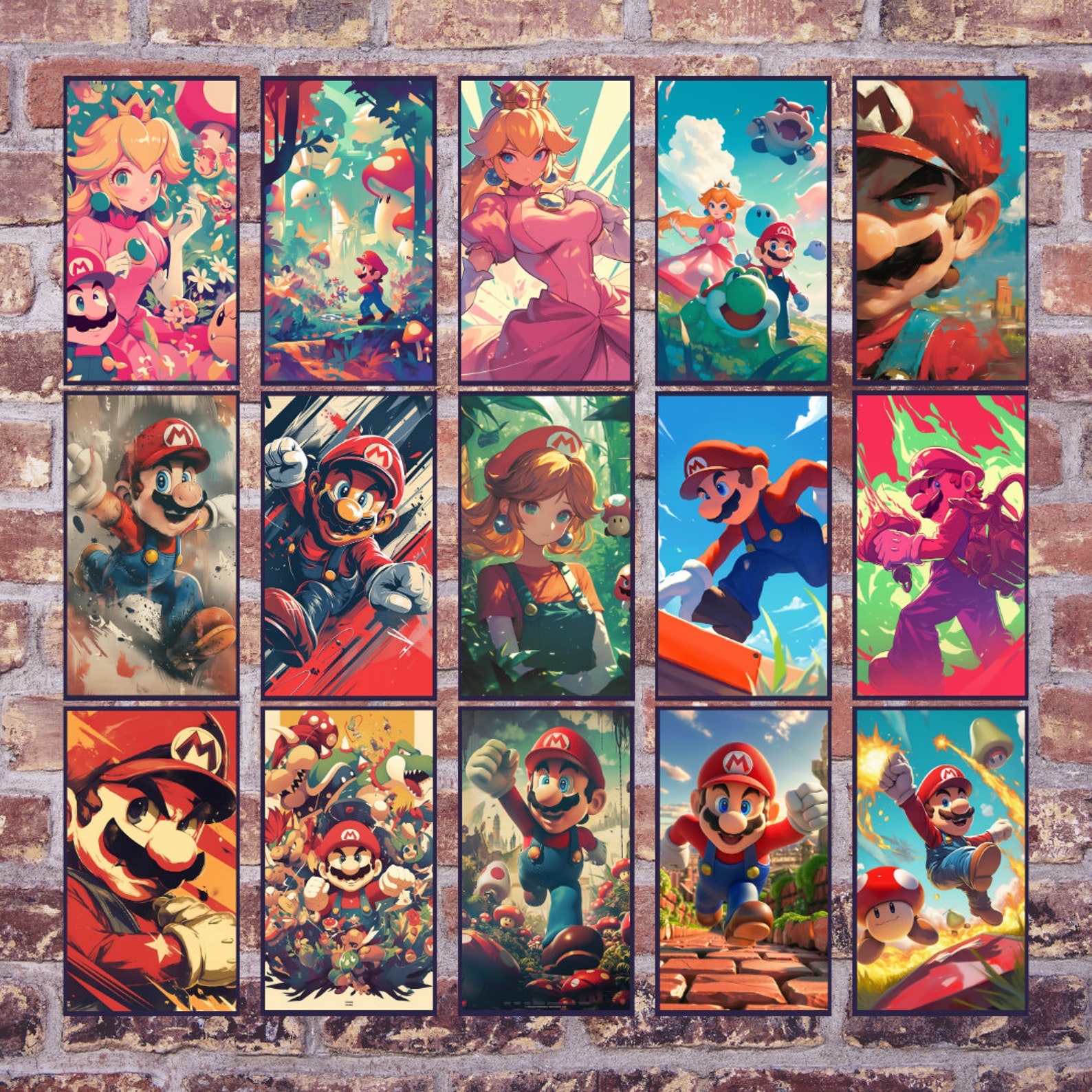 Mario Poster Pack Digital Download 90 High Resolution Printable Art ...