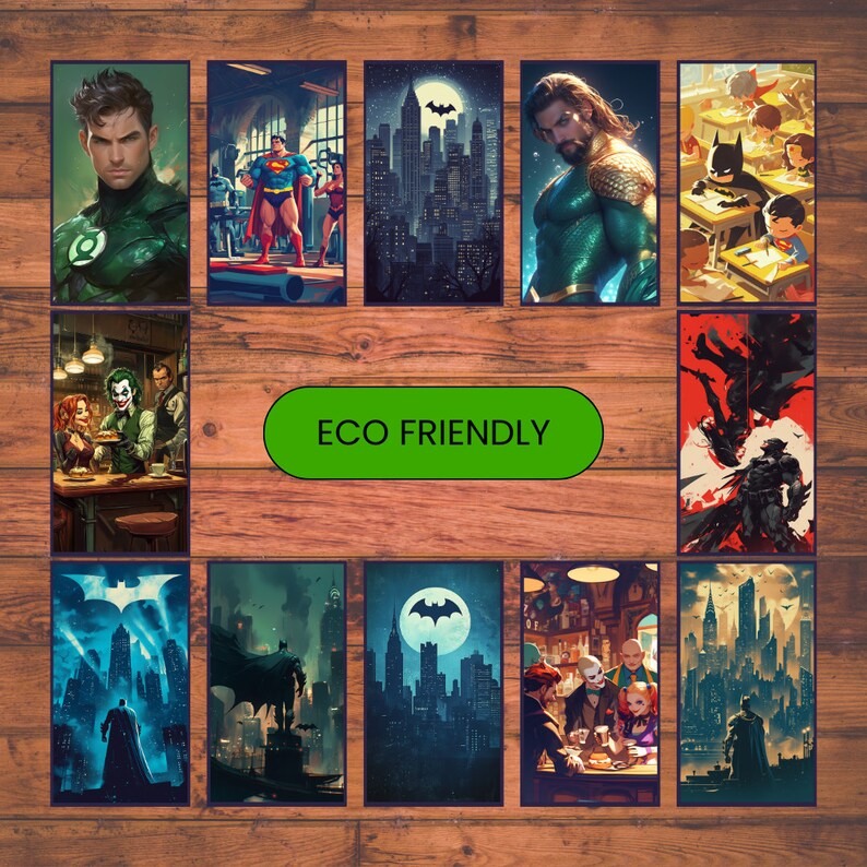 DC Heroes Poster Pack Digital Download 90 High Resolution Printable ...
