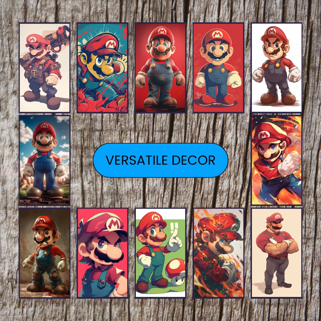 Mario Poster Pack Digital Download 90 High Resolution Printable Art ...