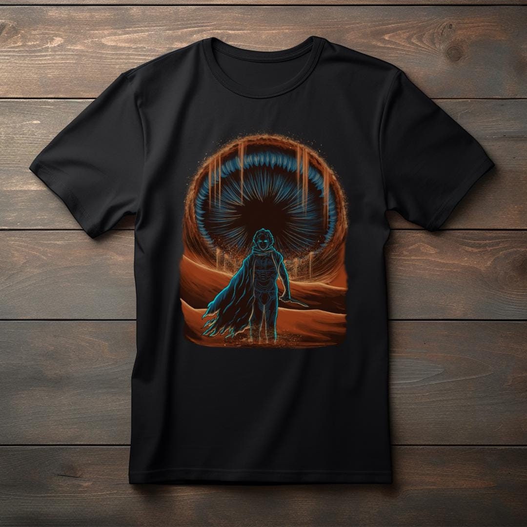 Dune-inspired Cosmic Wanderer: Eye of the Desert Tee - Etsy
