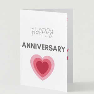Printable Anniversary Card Together Special Day Love You Relationship ...