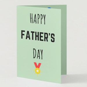 Printable Father's Day Card Thanks Dad You're the Best My Inspiration ...