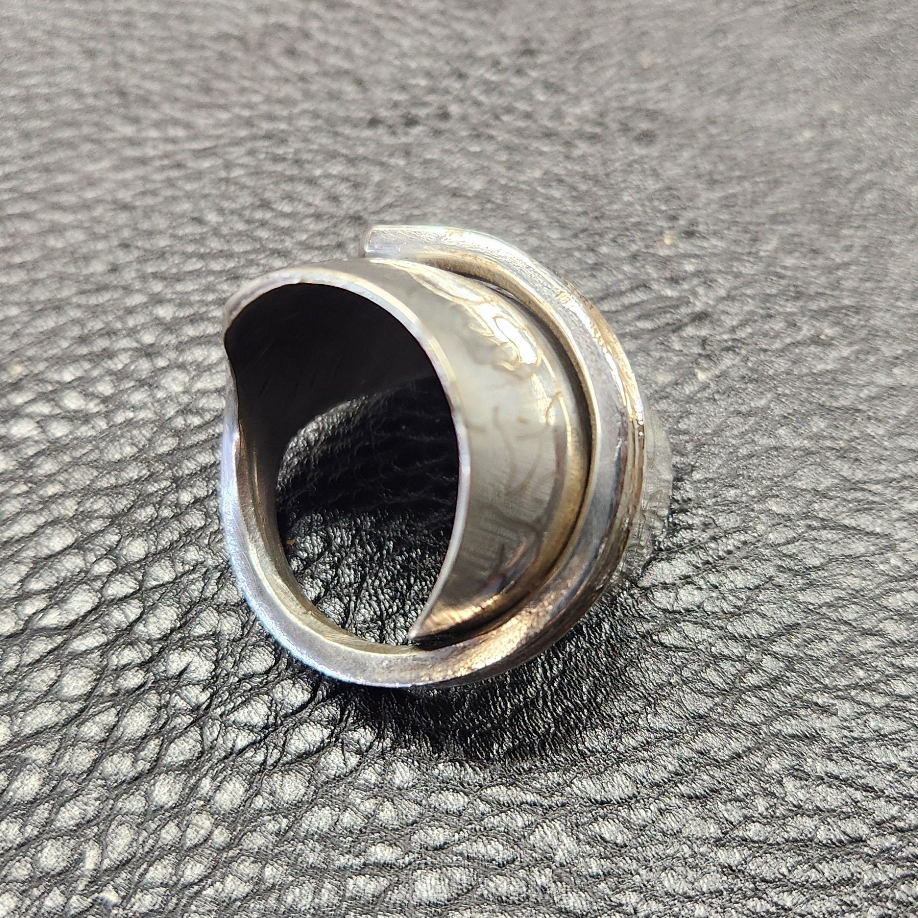 Beautiful Repurposed Silver Plated Ring - Etsy