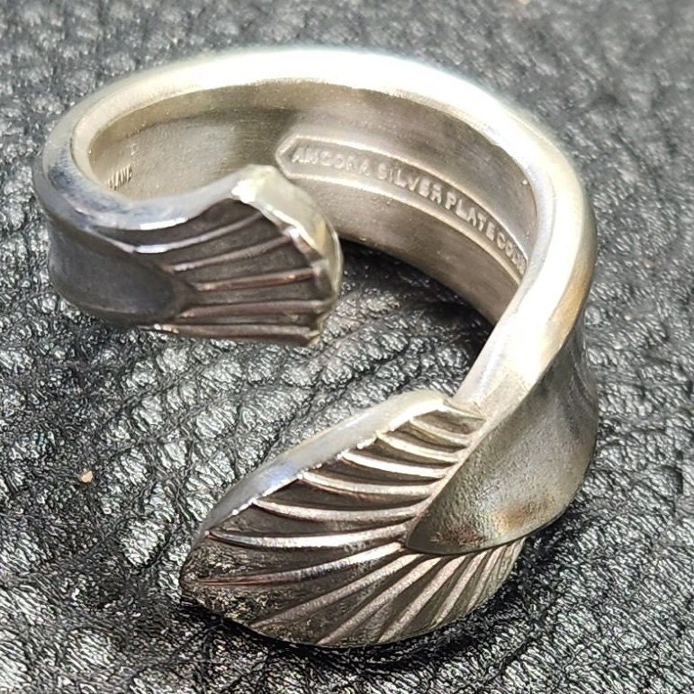Beautiful Repurposed Silver Plated Spoon Ring - Etsy