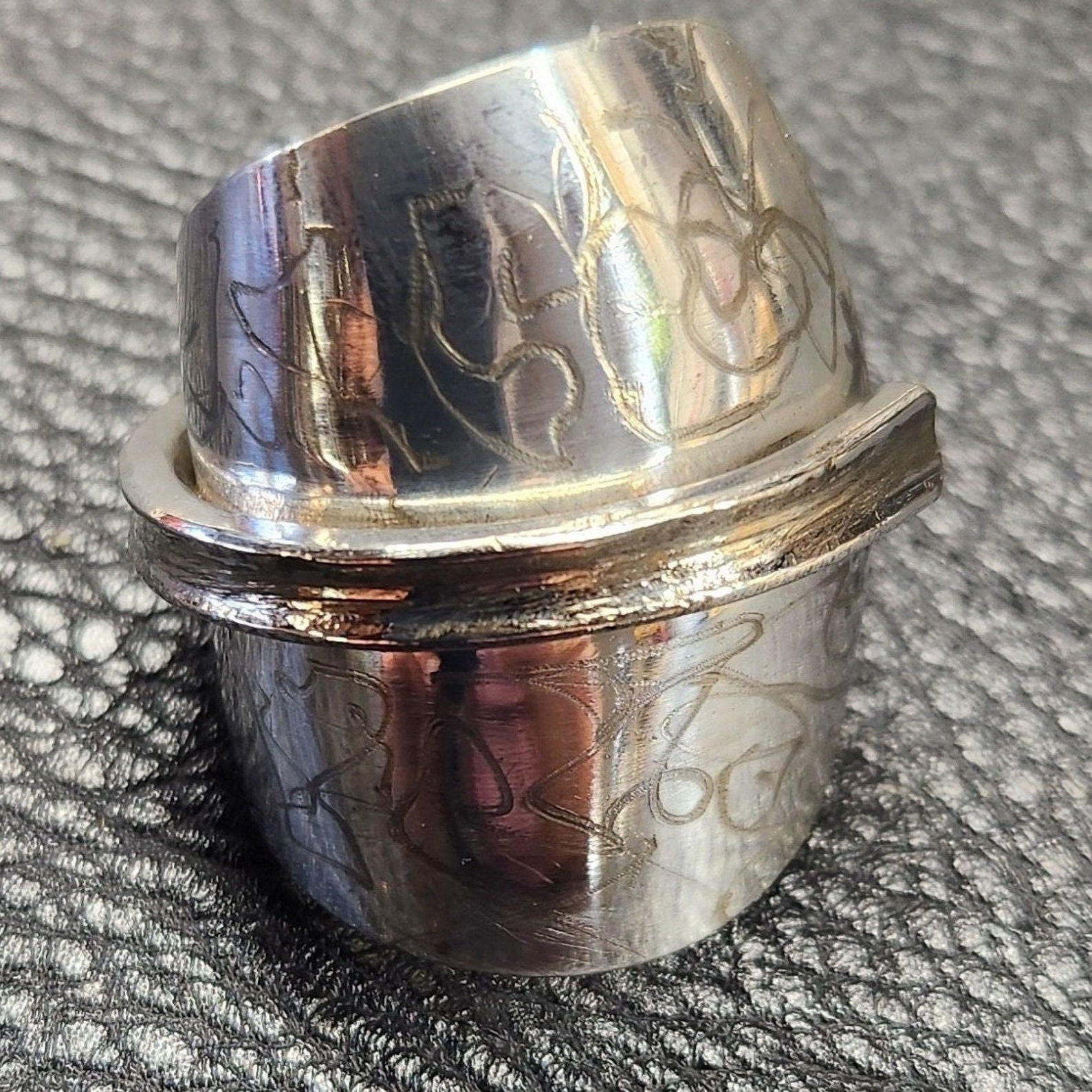 Beautiful Repurposed Silver Plated Ring - Etsy