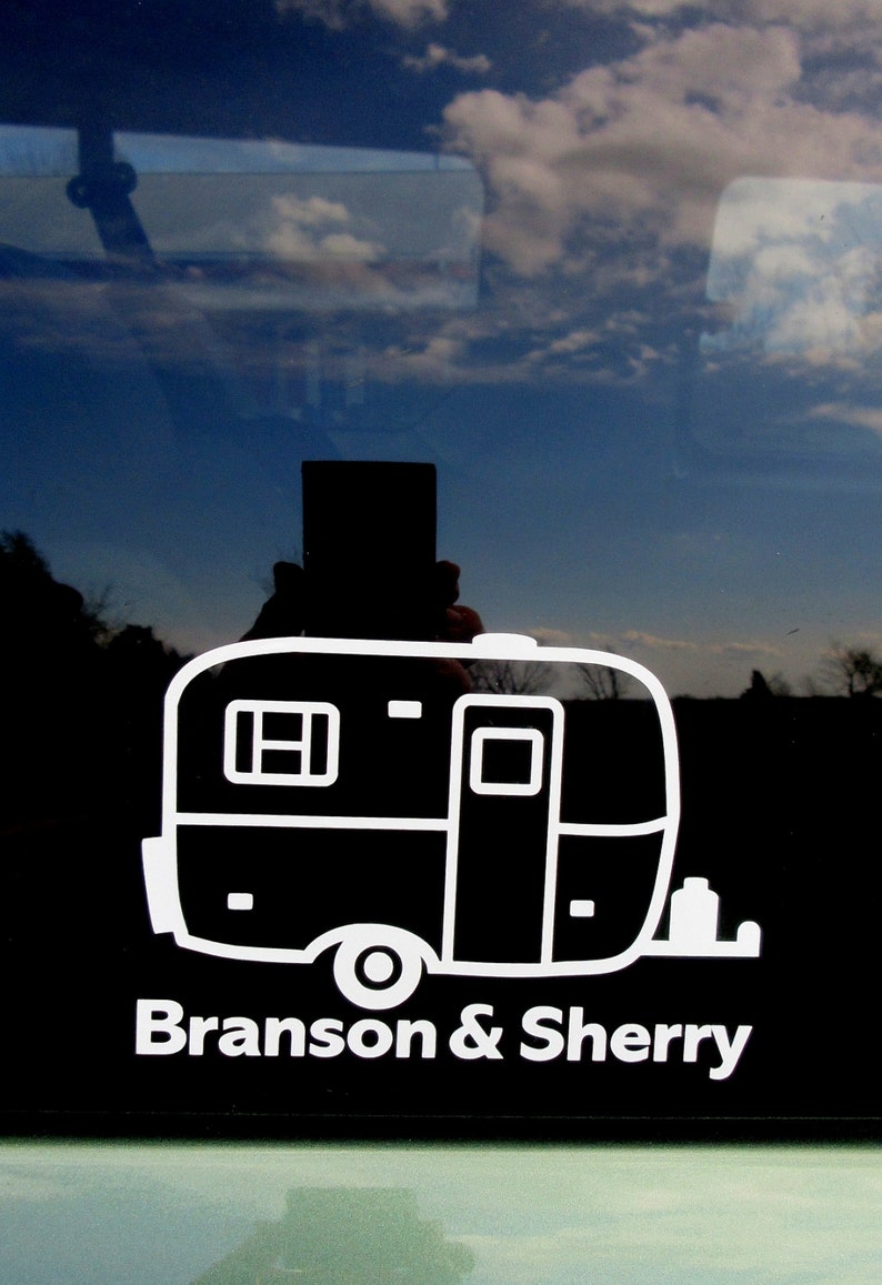 Personalized Fiberglass Trailer Car Window Vinyl Decal Scamp - Etsy Sweden