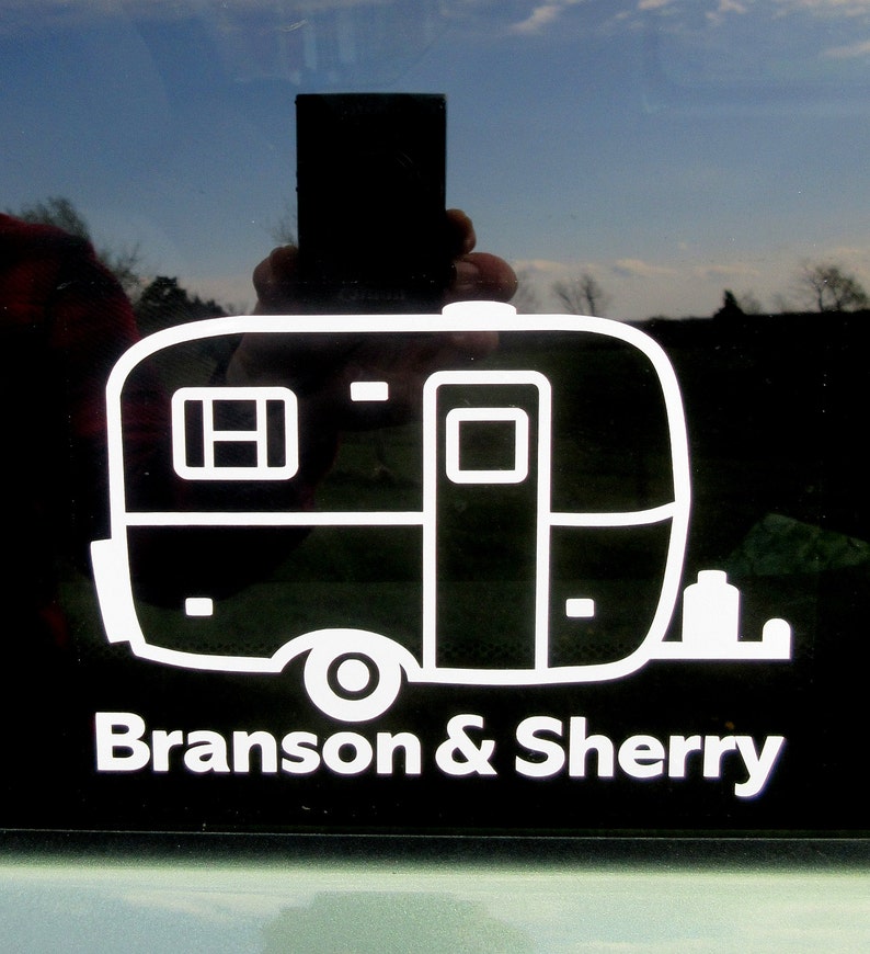 Personalized Fiberglass Trailer Car Window Vinyl Decal Scamp - Etsy Sweden