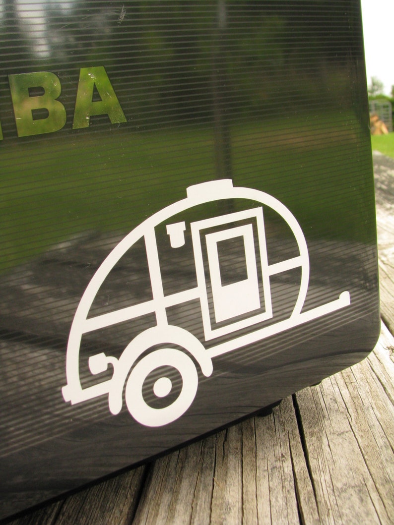 Teardrop Trailer Vinyl Graphic Decal. Teardrop Camper. TAB Trailer. R.v ...