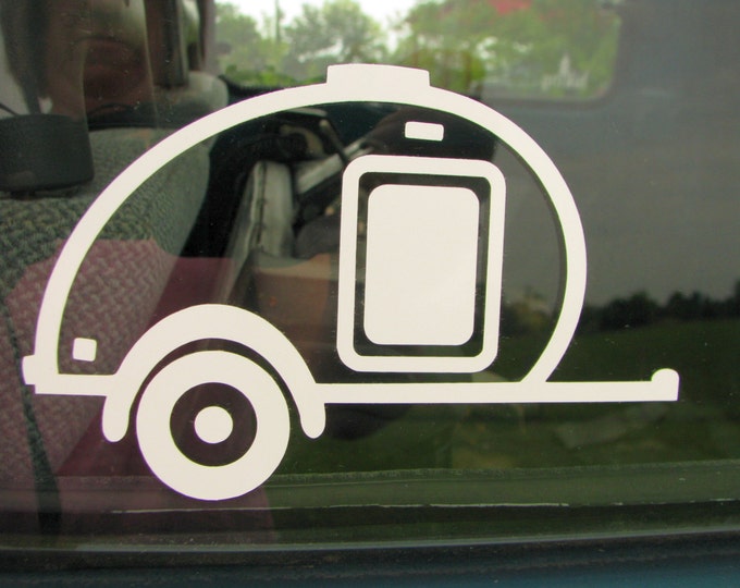 Teardrop Trailer Vinyl Graphic Decal. Teardrop Camper. TAB Trailer. R.v ...