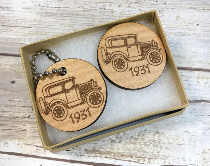 Model A Ford Key Chain and Matching Magnet. Seven Models to Choose From ...