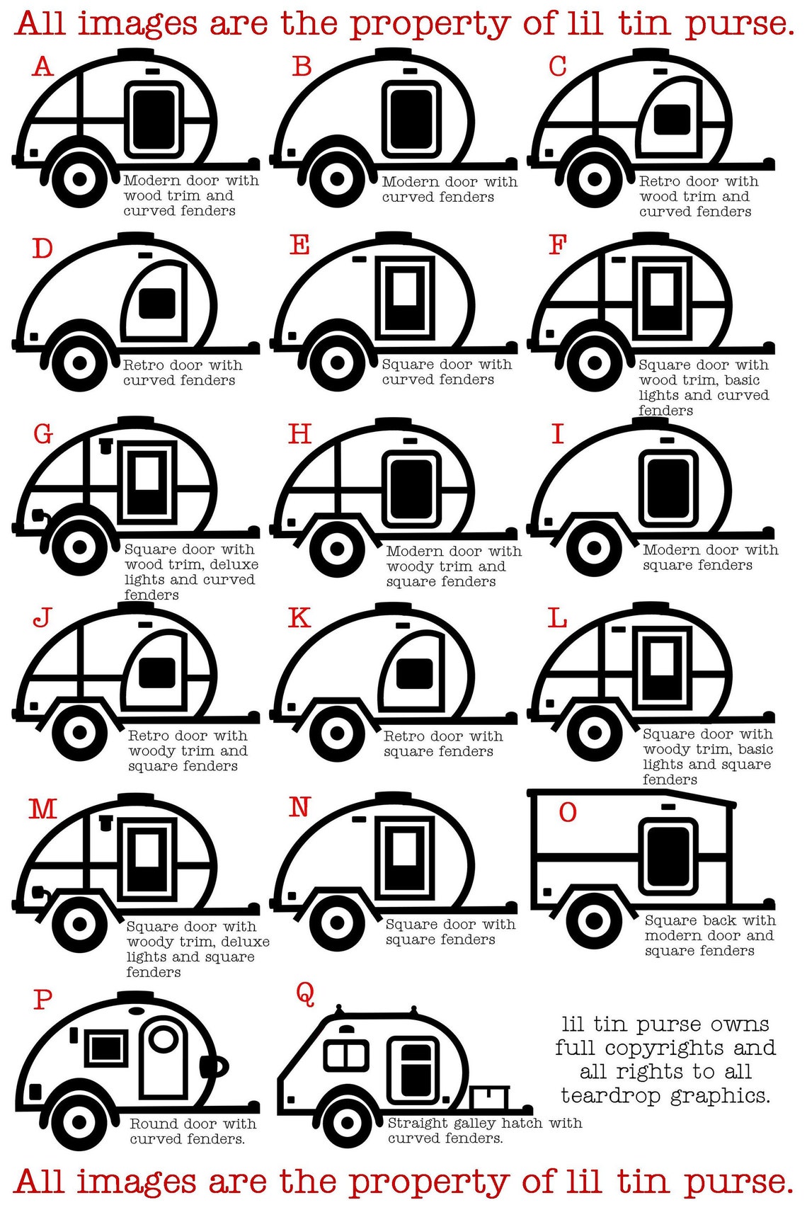 Set of 2 Teardrop Trailer Camper Magnets With Travel Trailer - Etsy