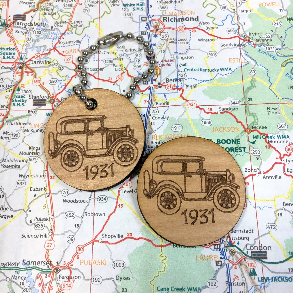 Model A Ford Key Chain and Matching Magnet. Seven Models to - Etsy