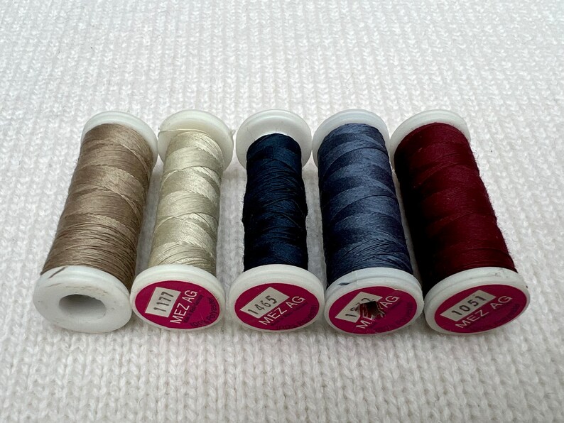 Antique MEZ Sewing Threads - See Various Colours Available - Etsy