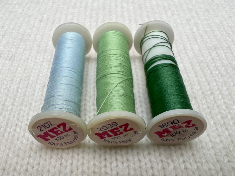 Antique MEZ Sewing Threads - See Various Colours Available - Etsy