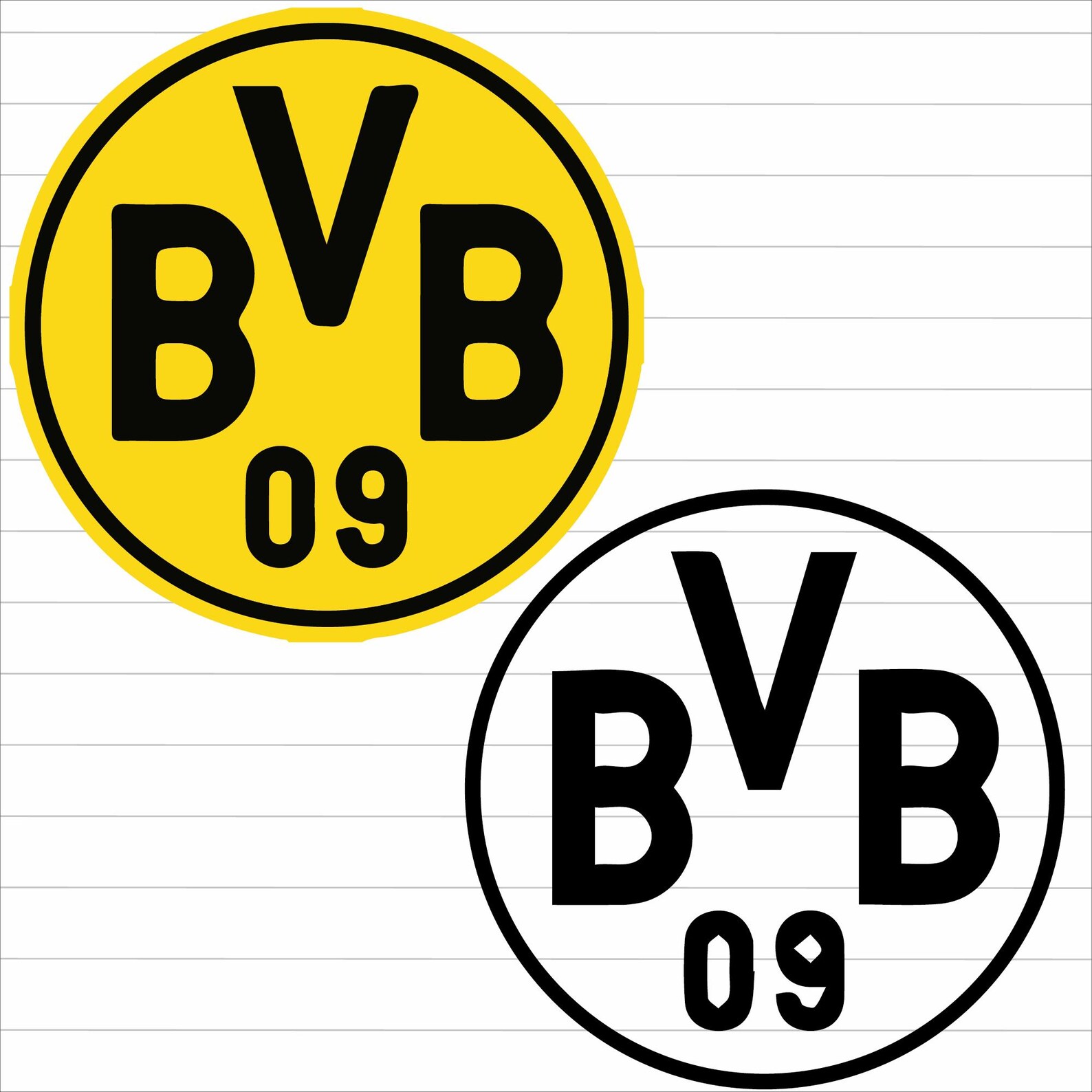 BVB Fan Poster, BVB Logo PNG, Borussia Dortmund Logo, Dortmund Sticker ...