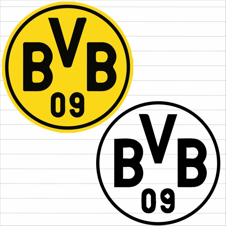 BVB Fan Poster, BVB Logo PNG, Borussia Dortmund Logo, Dortmund Sticker ...