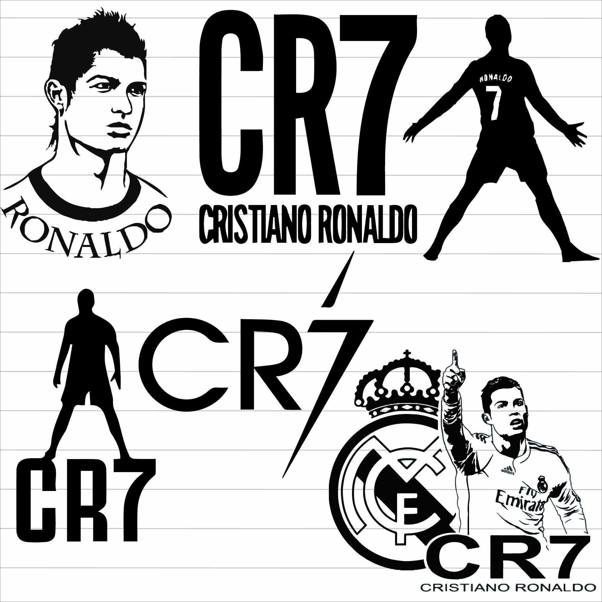 Cristiano Ronaldo Svg, Cr7 Svg, Ronaldo Svg, Cristiano Ronaldo Goat, Fútbol Svg, Fútbol Svg ...