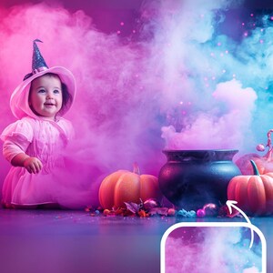 Halloween Witchcraft Background Digital Backdrops Overlay Halloween ...