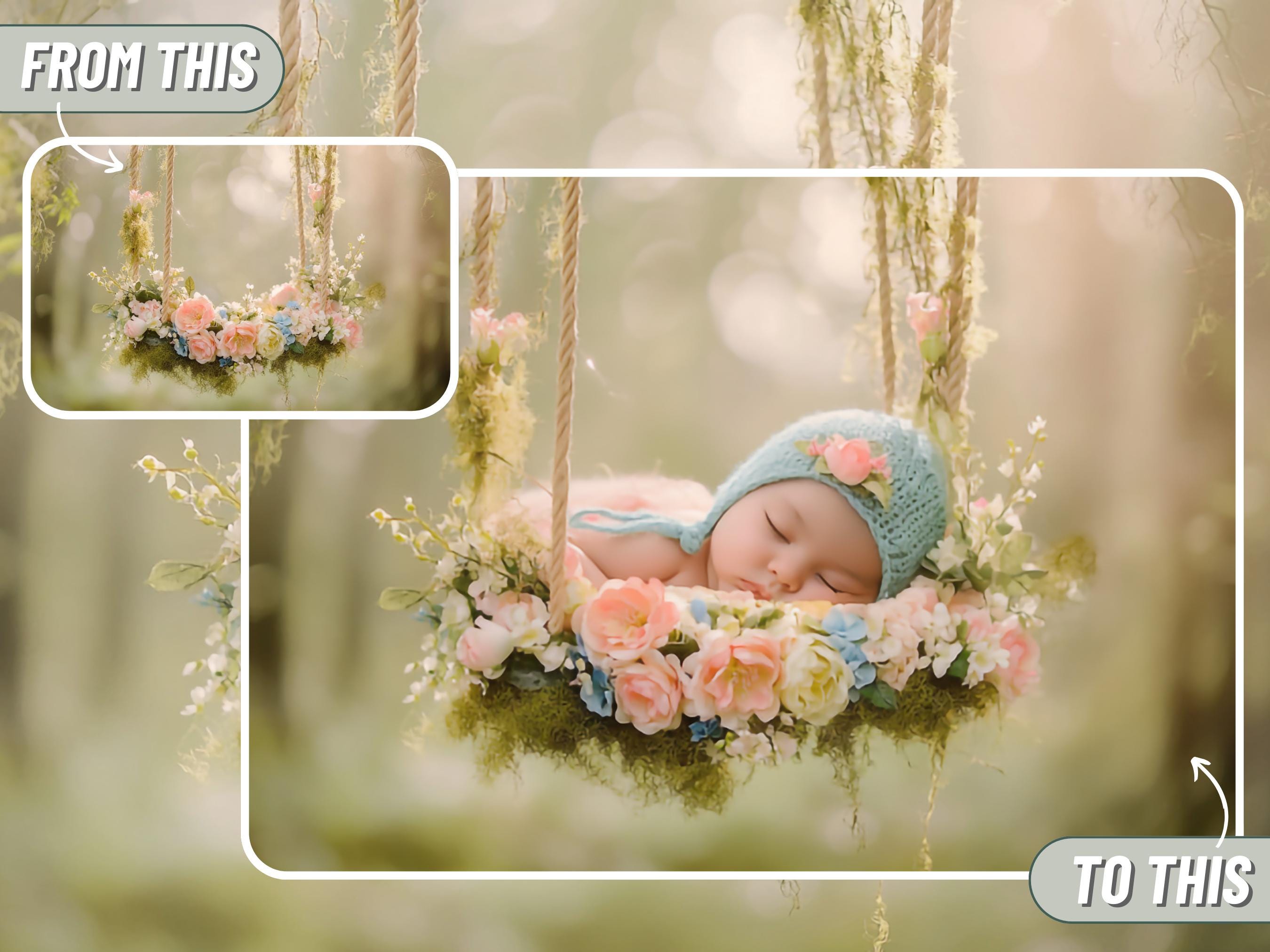 Swing Newborn Digital Backdrops Overlay Newborn Digital Backdrops Newborn Overlays Newborn ...